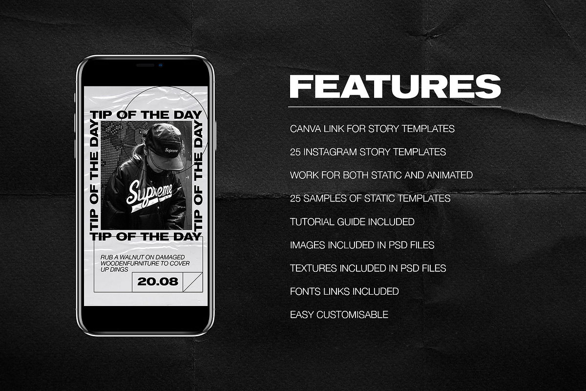 Trendy Animated IG Stories Ps, Canva, a Social Media Template by Marie T