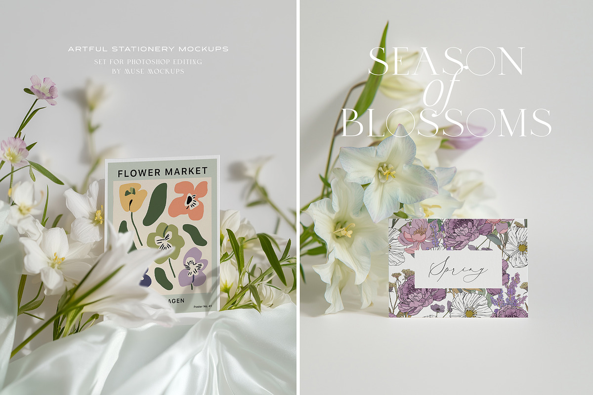 Season Of Blossoms - Spring Mockups