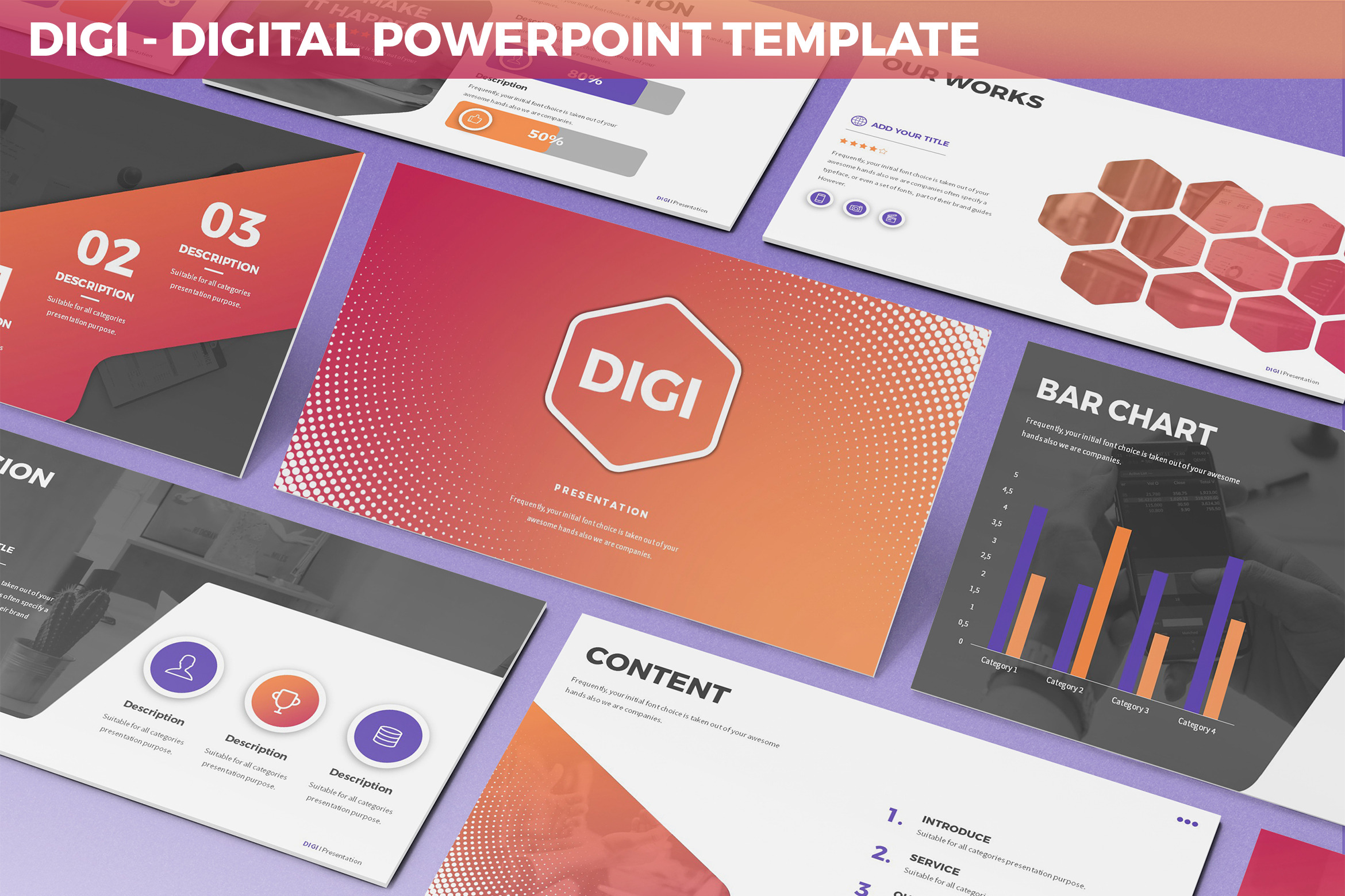 Digi - Digital Powerpoint Template, a Presentation Template by SlideFactory