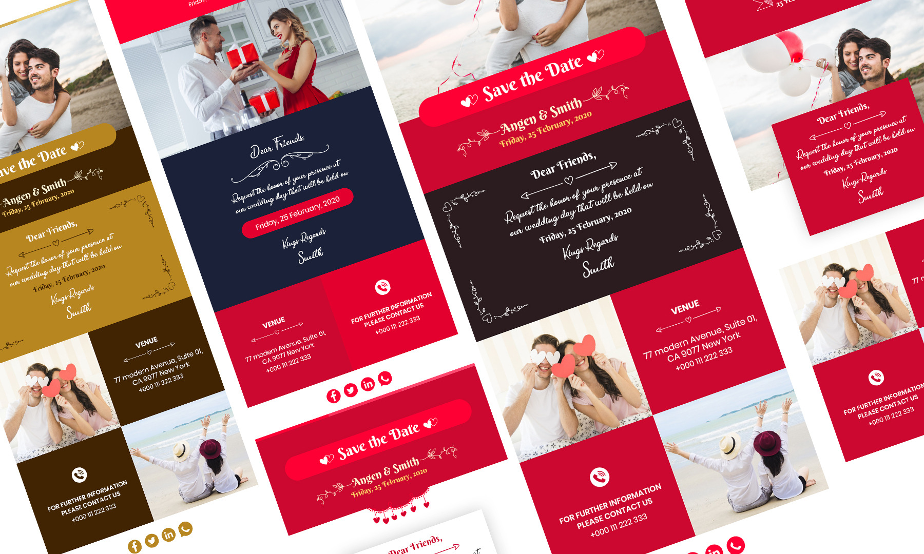 Wedding Invitation Email Template, an Email Template by createuiux