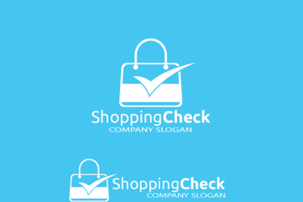 Shopping Check Logo, a Branding & Logo Template by Vectorwins Premium Shop