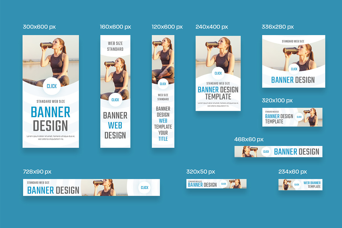 Multipurpose Web Banners Template, a Social Media Template by DECEMBER ...