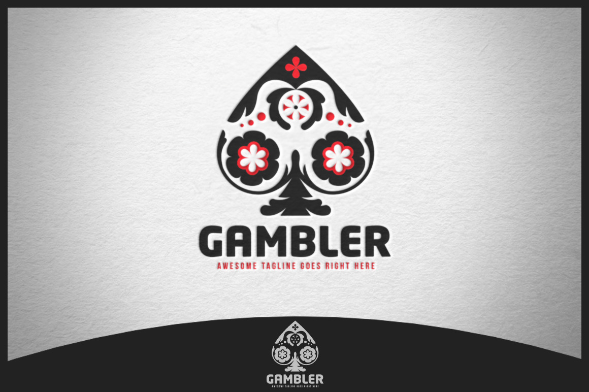 Gambler Logo, a Branding & Logo Template by Scredeck