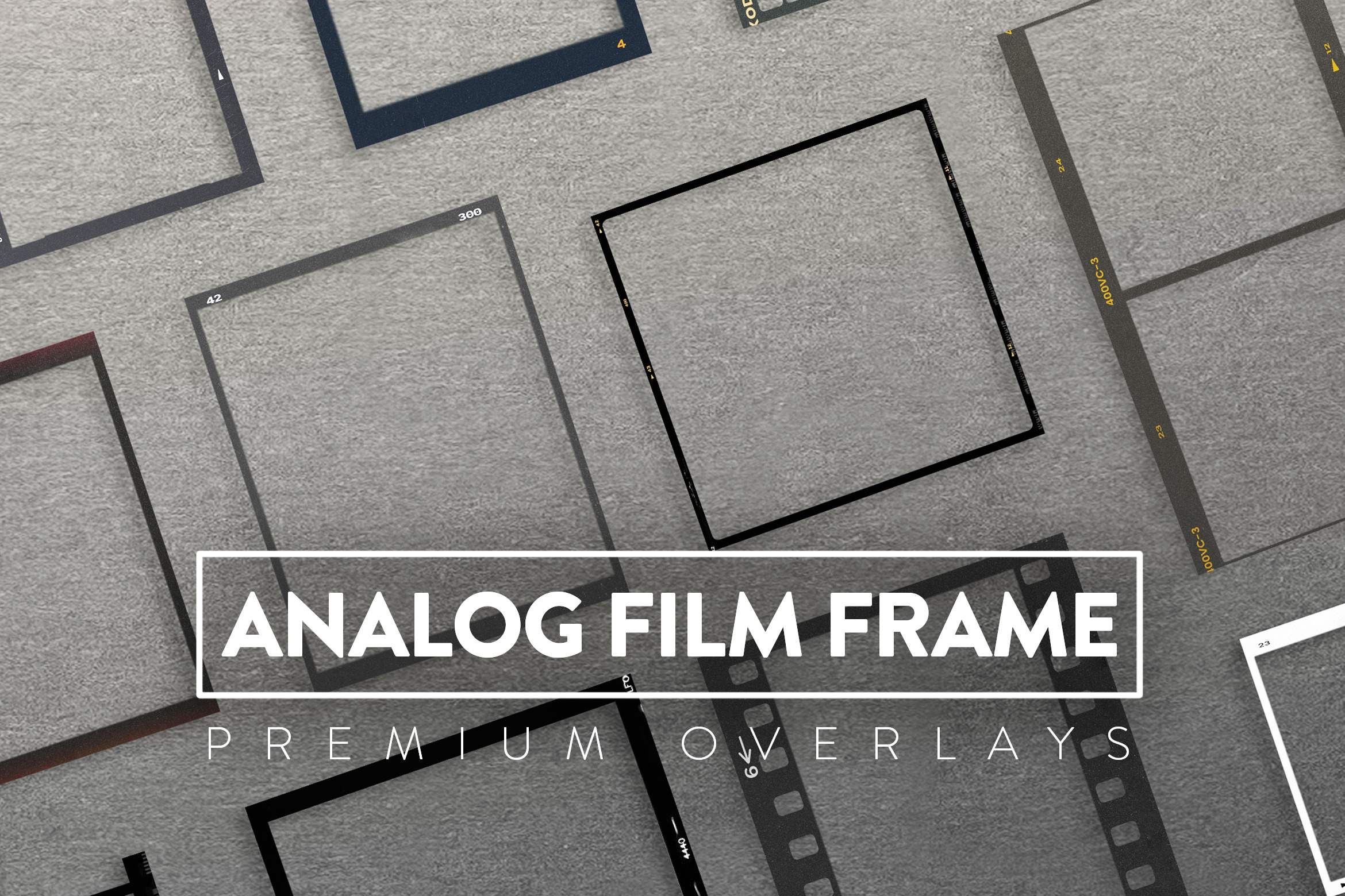 60 Analog Film Frames HQ, a Graphic by CCPreset