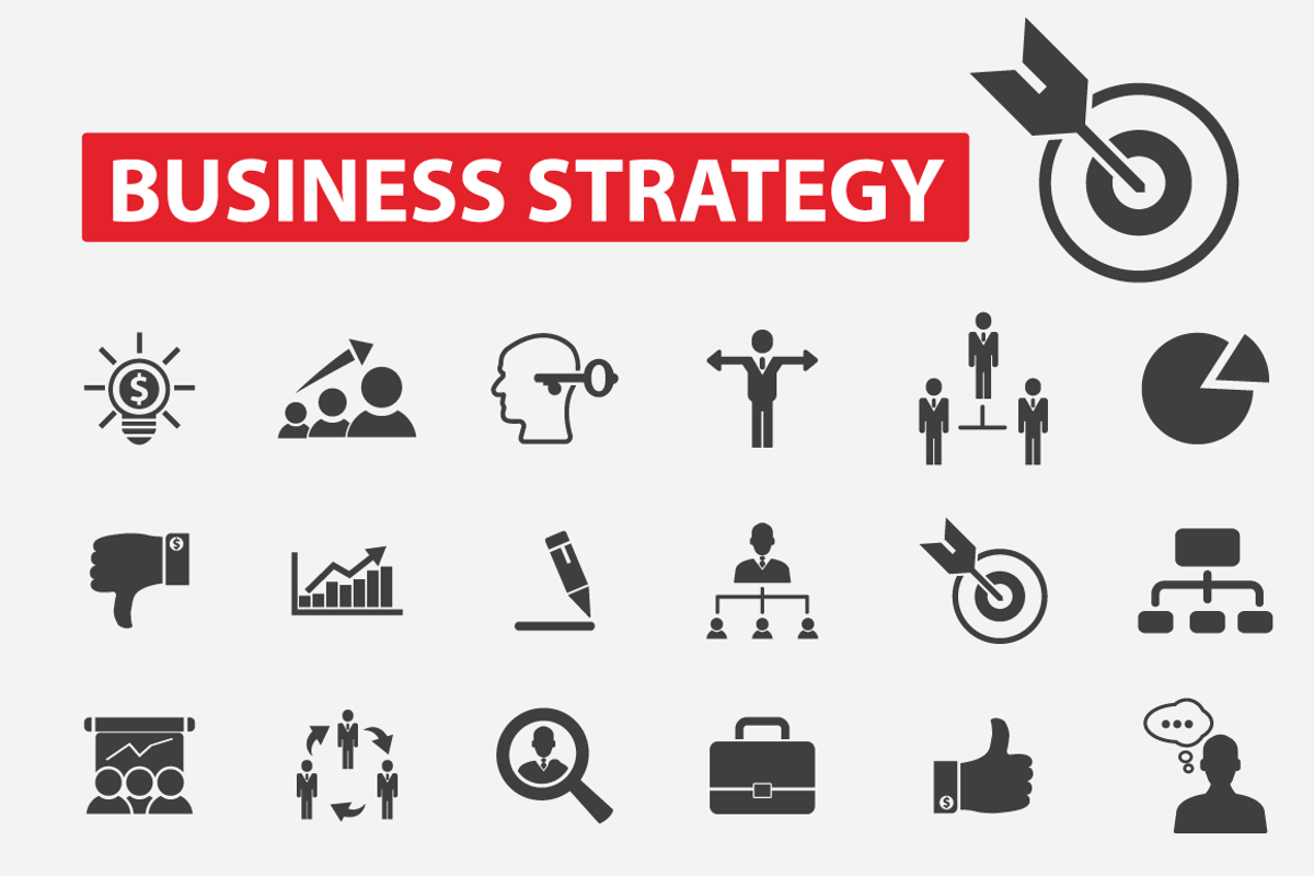 30 business strategy icons, an Icon by urban icon | Creative Market