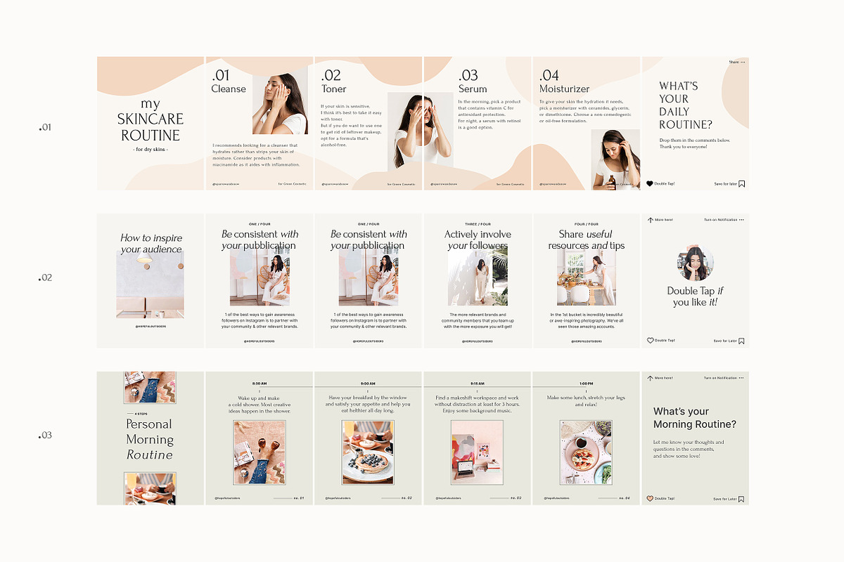 Step Carousel for Coaches Canva, a Social Media Template by Sparrow & Snow