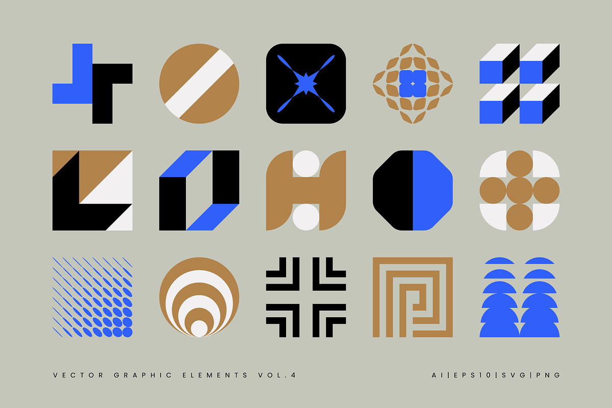 Vector Graphic Elements - Vol.4, an Object Graphic by Léo Alexandre