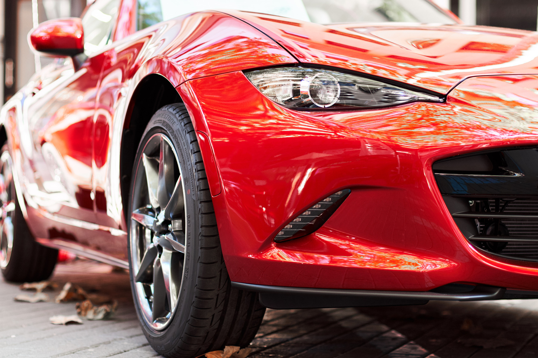 Front part of a red car | Stock Photos ~ Creative Market