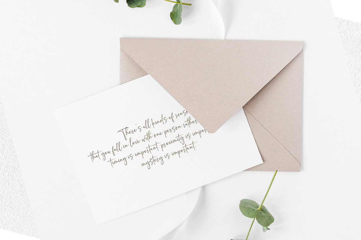 Breathine | Modern Script, a Script Font by MJB Letters