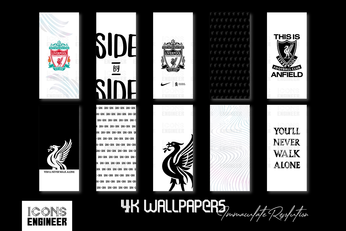Liverpool Icon Pack | Away Kit, an Icon by IconsEngineer
