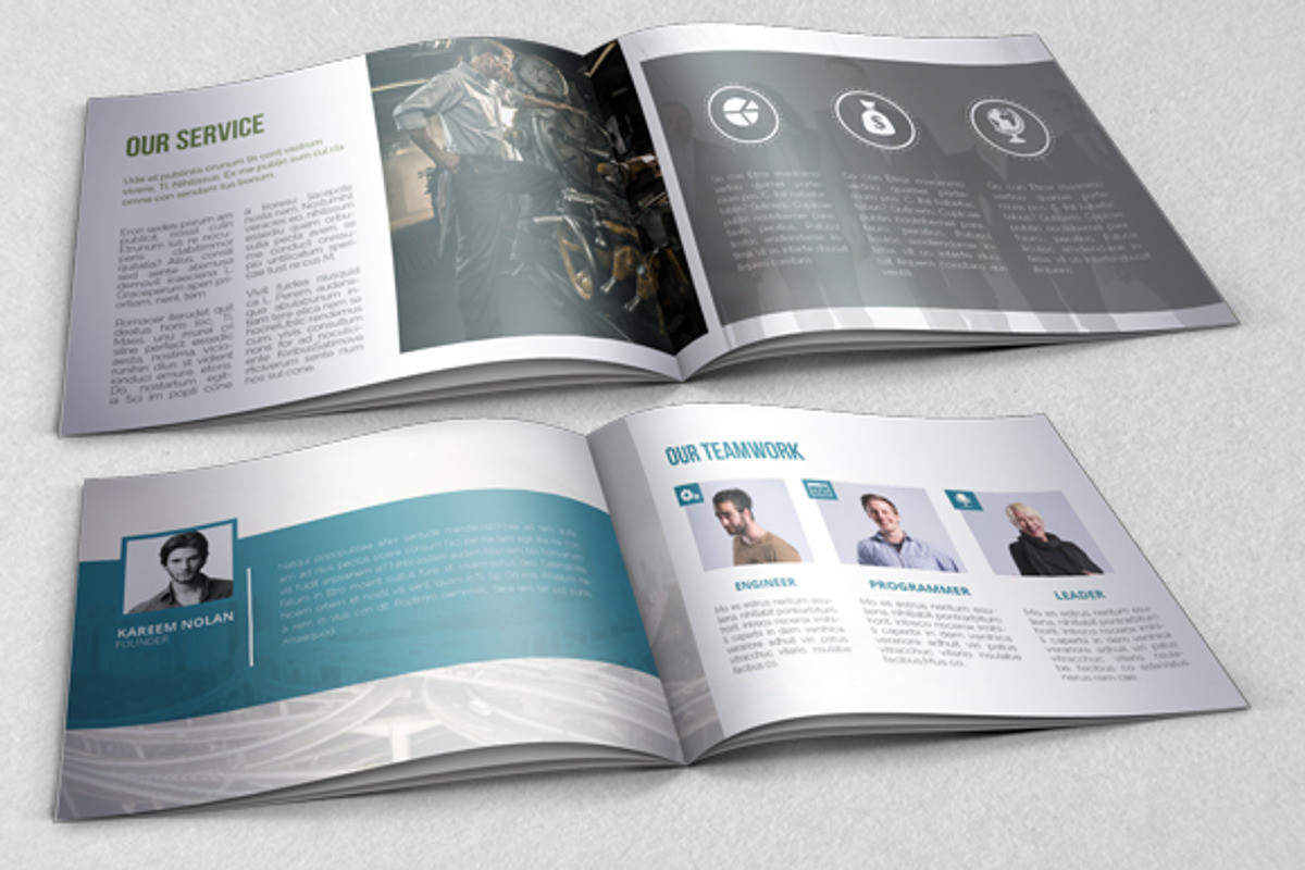 Booklet Brochure Template, a Brochure Template by spidergraph