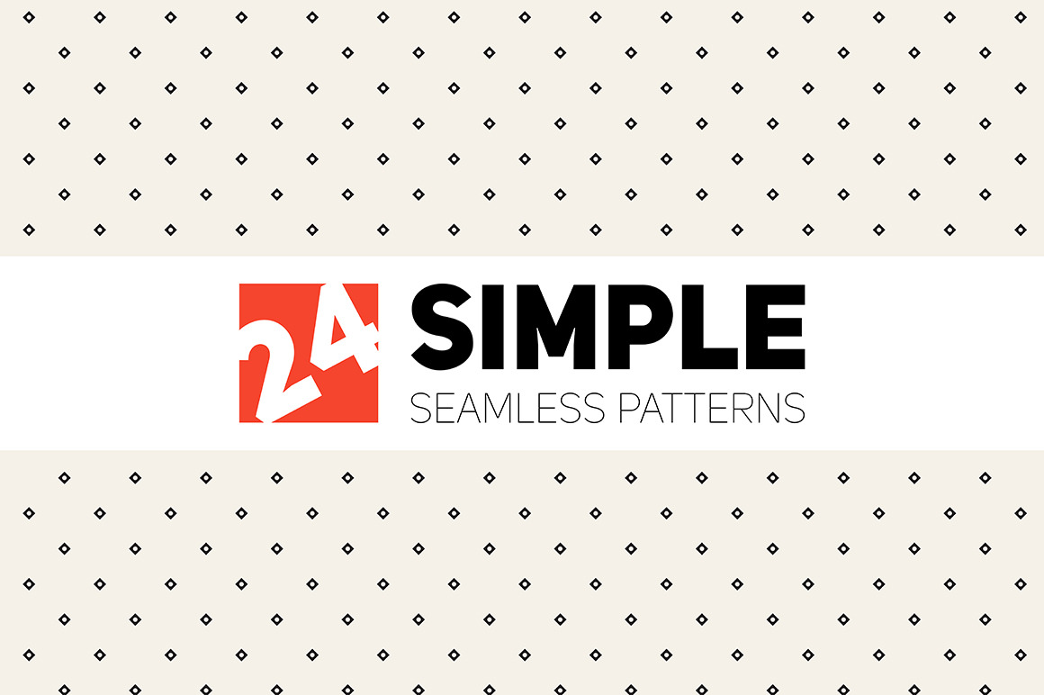 Simple Seamless Patterns. Set 1, a Pattern Graphic by Curly_Pat