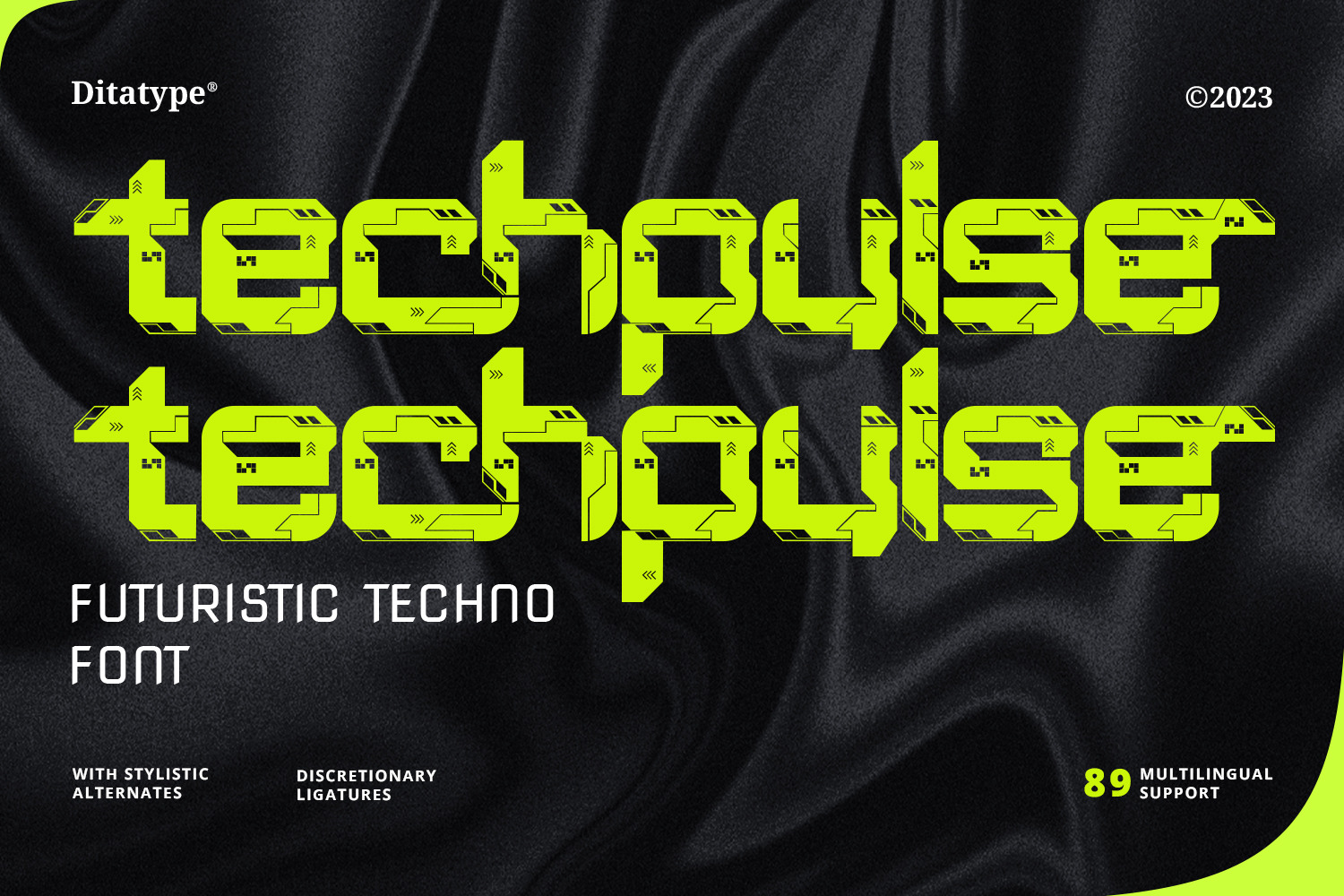 Techpulse, a Symbol Font by Ditatype | Creative Market