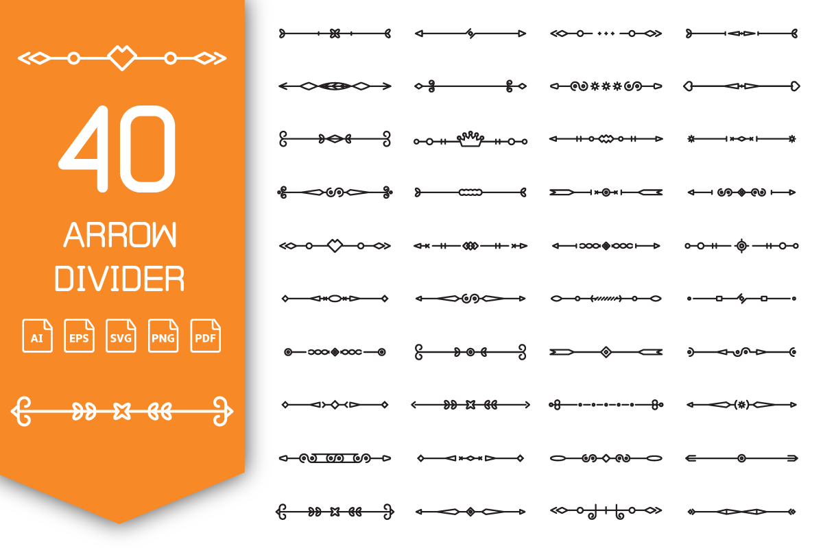 Vintage Decor Divider and Separator, a Decorative Illustration by ...