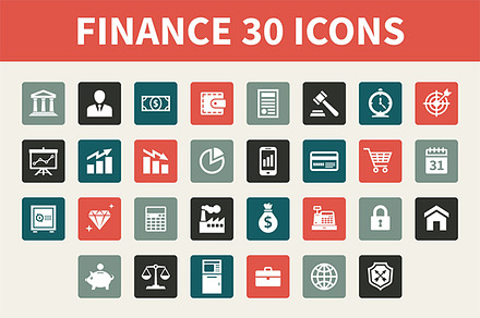 21 Bright Flat Icons, an Icon by serkorkin