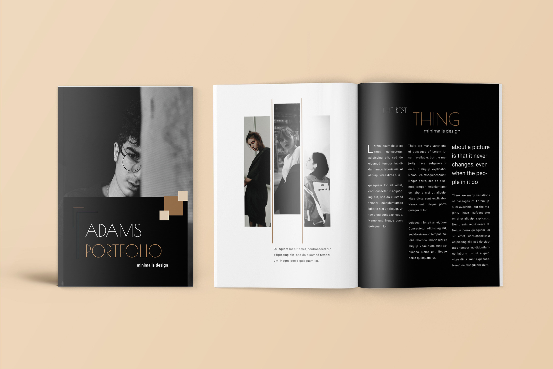 Adam - Portfolio Workbook Planner, a Stationery Template by TMint Play ...