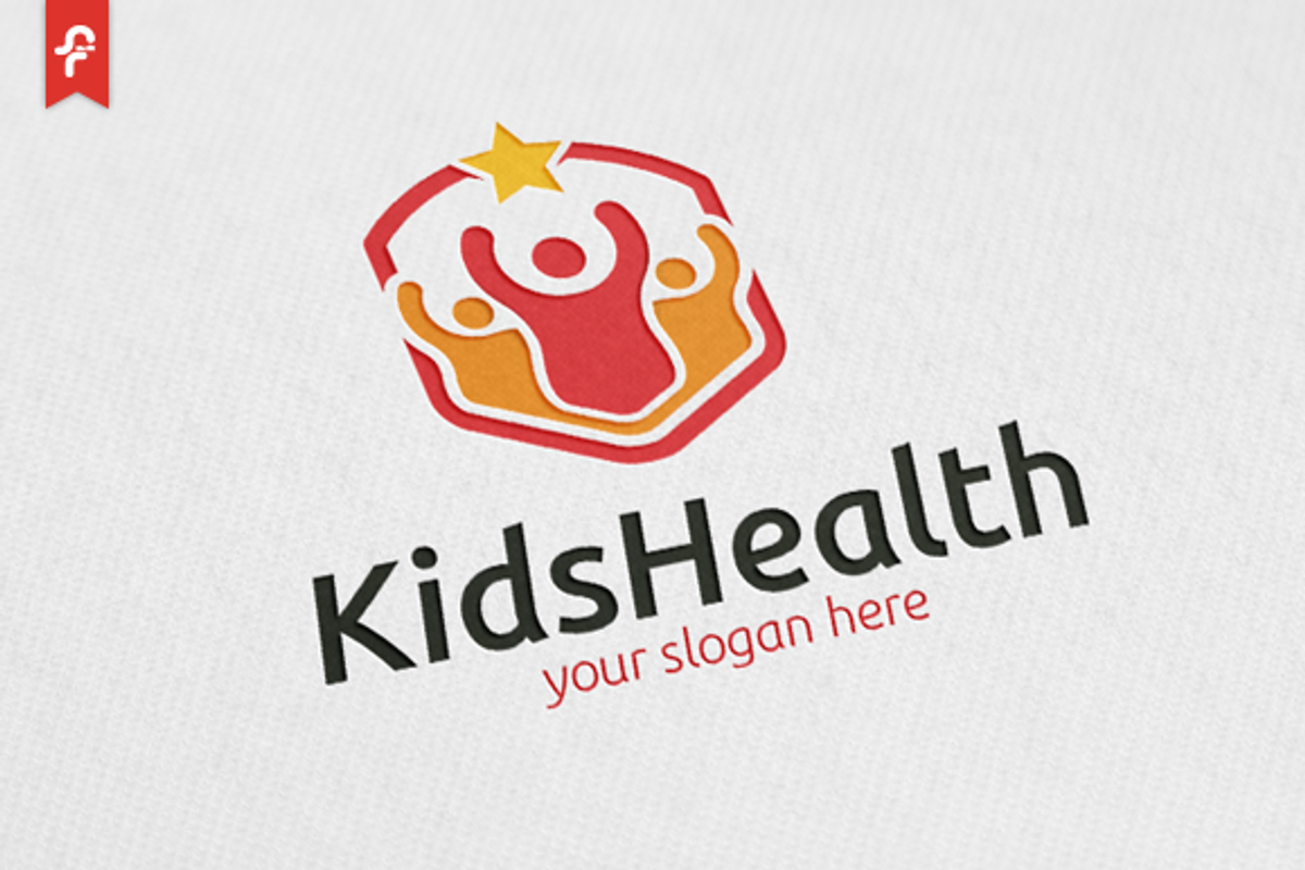 Kids Health Logo, a Branding & Logo Template by ft.studio