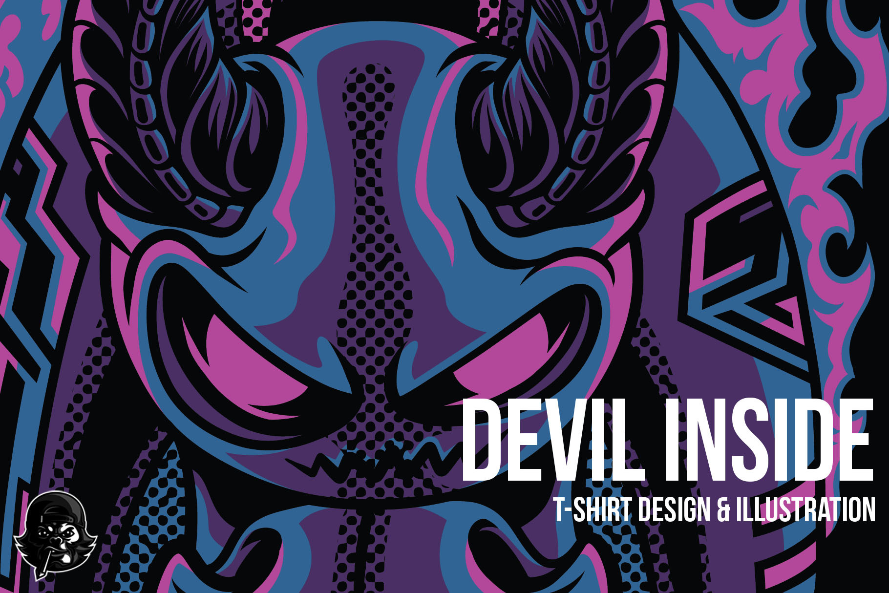Devil Inside Illustration, an Illustration by badsyxn