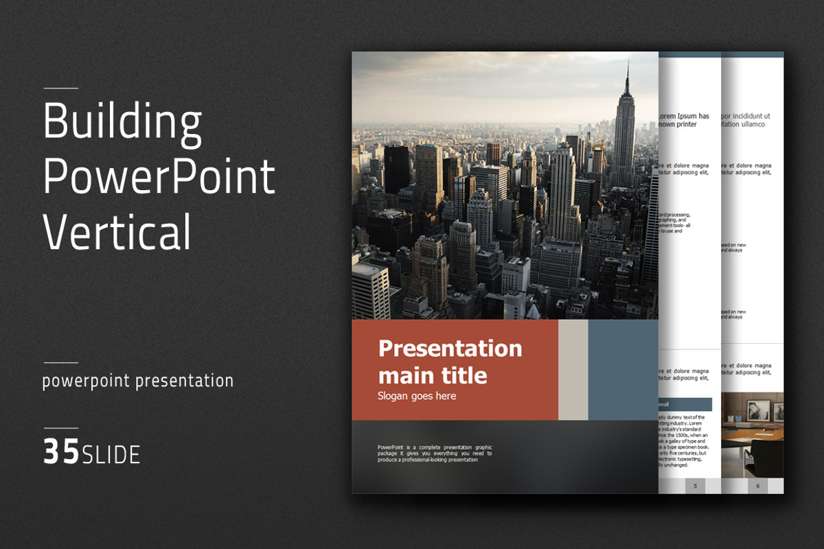 Building Powerpoint Vertical, a Presentation Template by GoodPello
