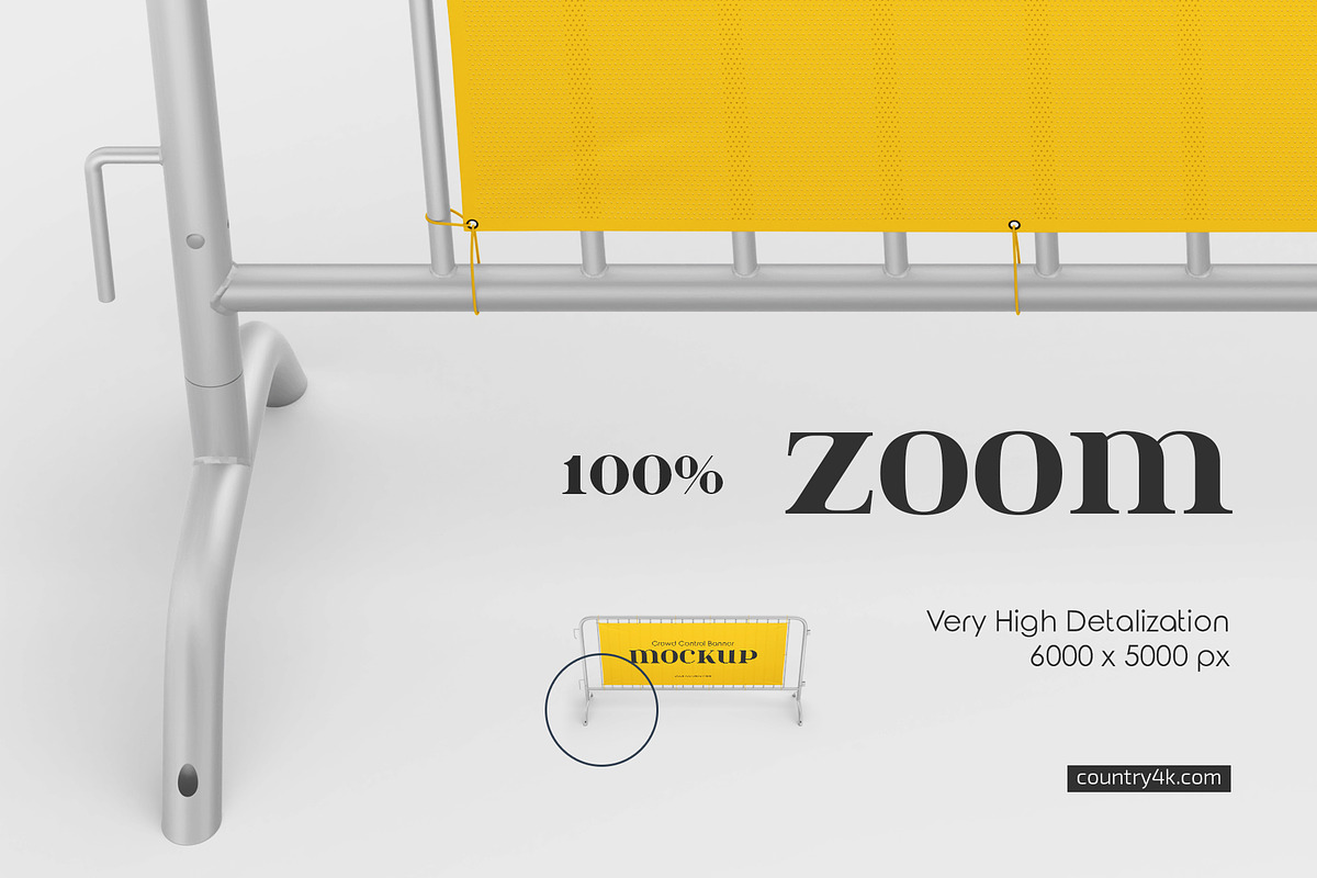 Crowd Control Banner Mockup Set | Creative Market