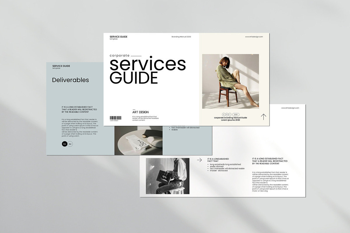 Service Guide Presentation Template, a Presentation Template by ...