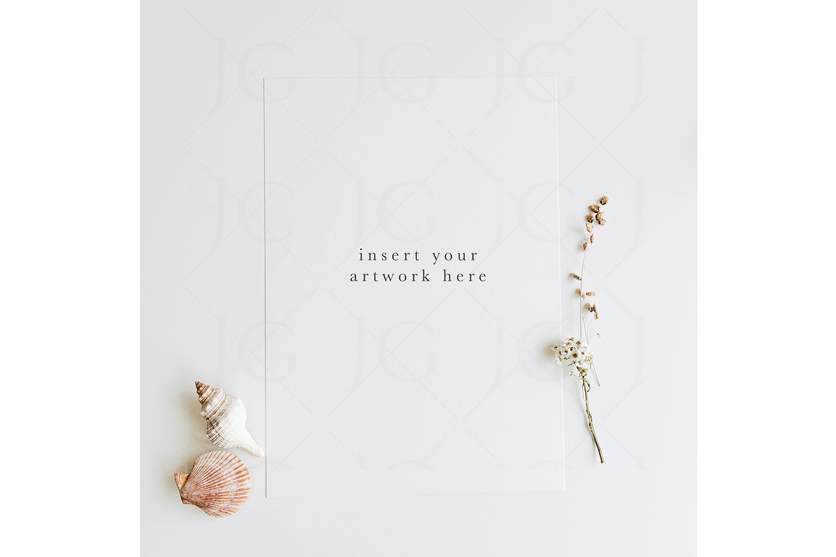 Anya Print Frame Mock Up Collection, a Print Template by Jade Golding ...
