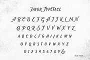 Favor Typeface, a Font by hampura | Creative Market