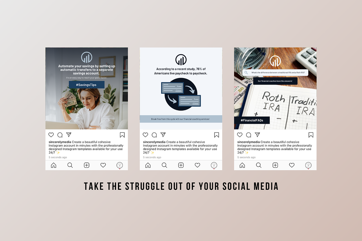 15 Finance Social Media Templates, a Social Media Template by Sincerely ...