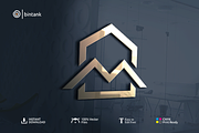 Real Estate - Letter M Logo, a Branding & Logo Template by Bintank ...