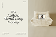 Aesthetic Macbook Laptop Mockup, a Mac Mockup by Studio Aesthete