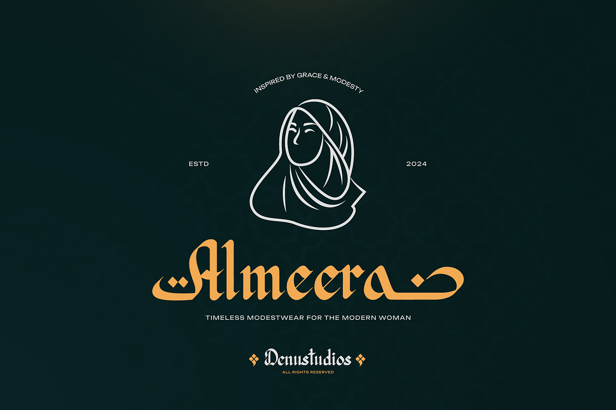 Al Biyan | Arabic Typeface, a Font by Denustudios