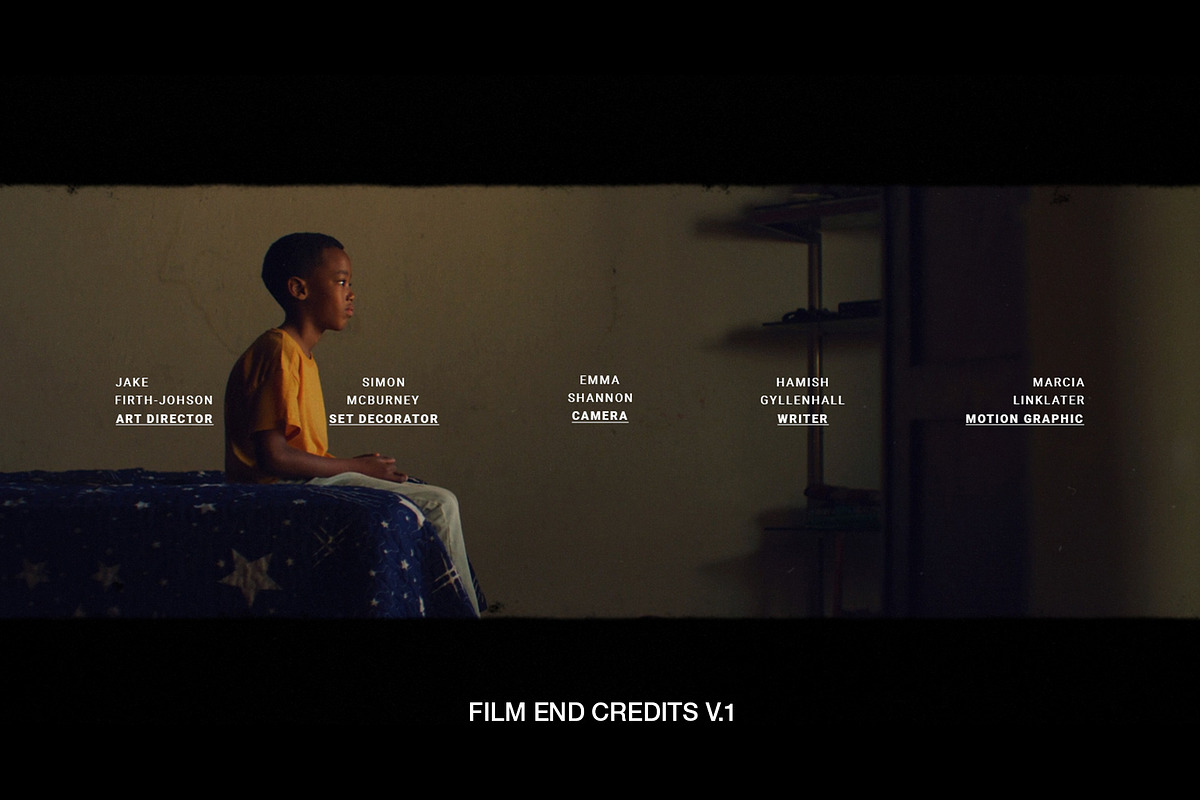 Film End Credits V.1