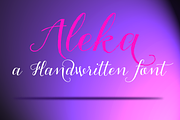 Aleka, a Script Font by Eurotypo | Creative Market