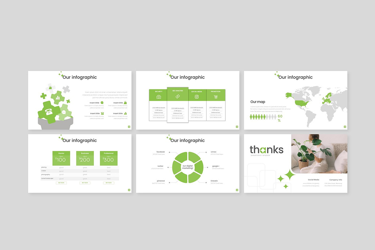 Greaty - Google Slides Template, a Presentation Template by inspirasign