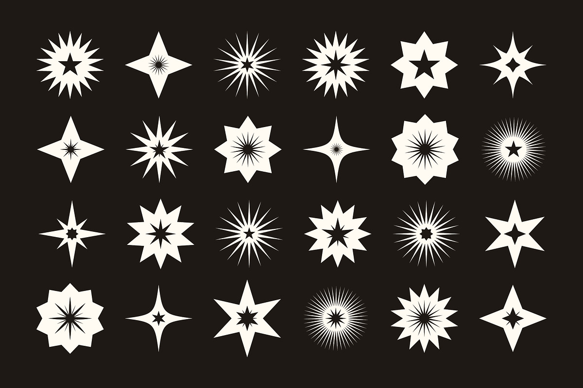 Star Shape Collection, an Object Graphic by Running With Foxes
