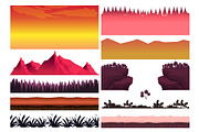 2d Game Elements Set, a Graphic by 2dvillShop