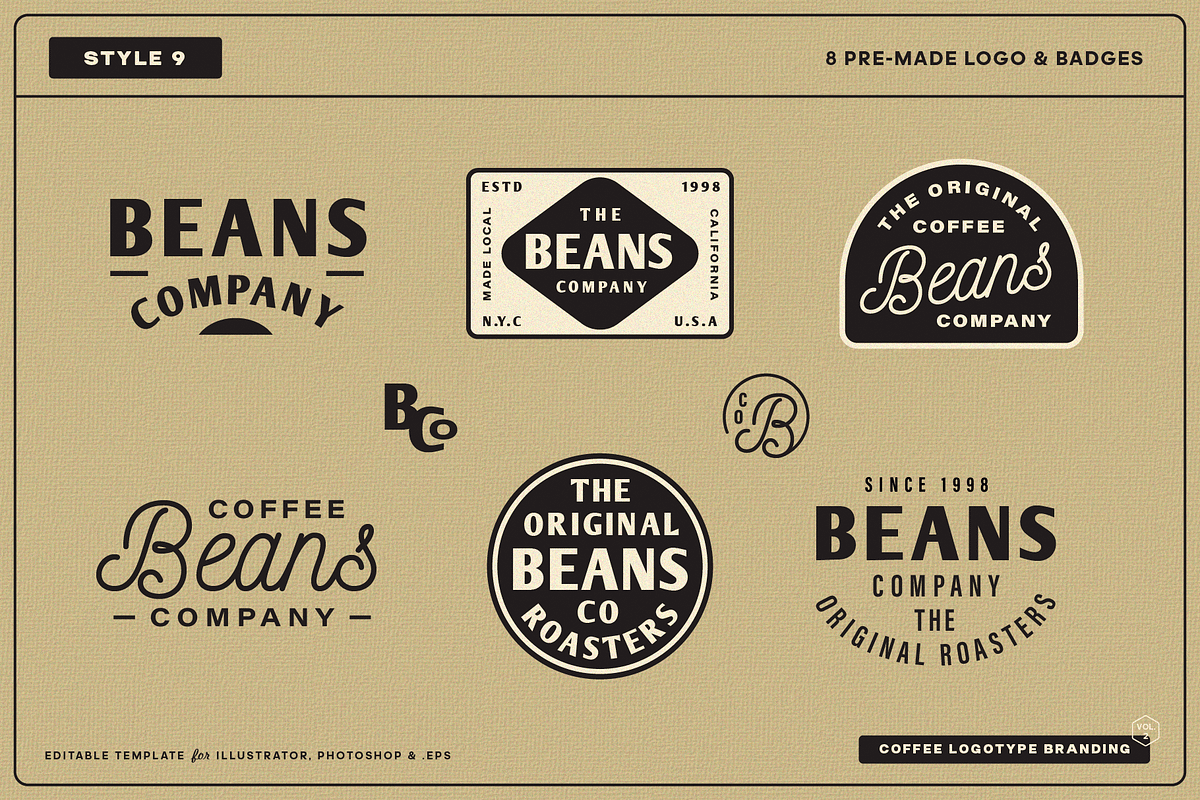 Logotype Coffee Branding Kit, a Branding & Logo Template by Refolve Design