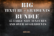 BIG Texture + Gradients Bundle I, a Texture Graphic by dyrkwyst textures