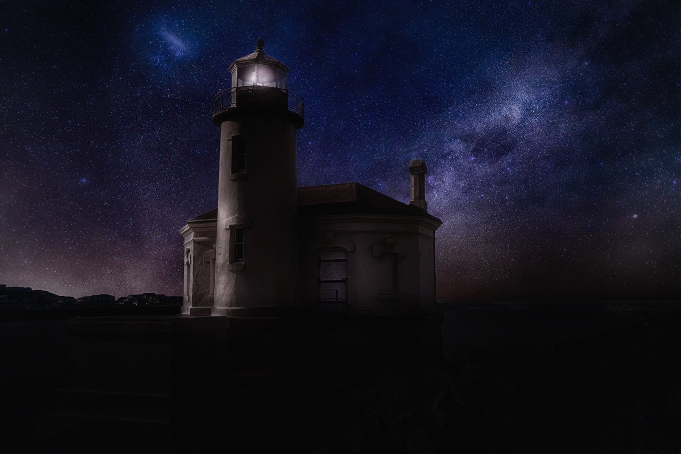 Lighthouse Under the Stars, an Architecture Photo by Jeff Schwartz ...
