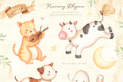Nursery Rhymes V.2 Watercolor Set, an Animal Illustration by ...