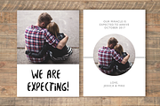 We're Expecting Card Template, a Card Template by ShalexDesigns