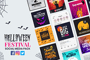Halloween Social Media Template, a Social Media Template by VictorThemes