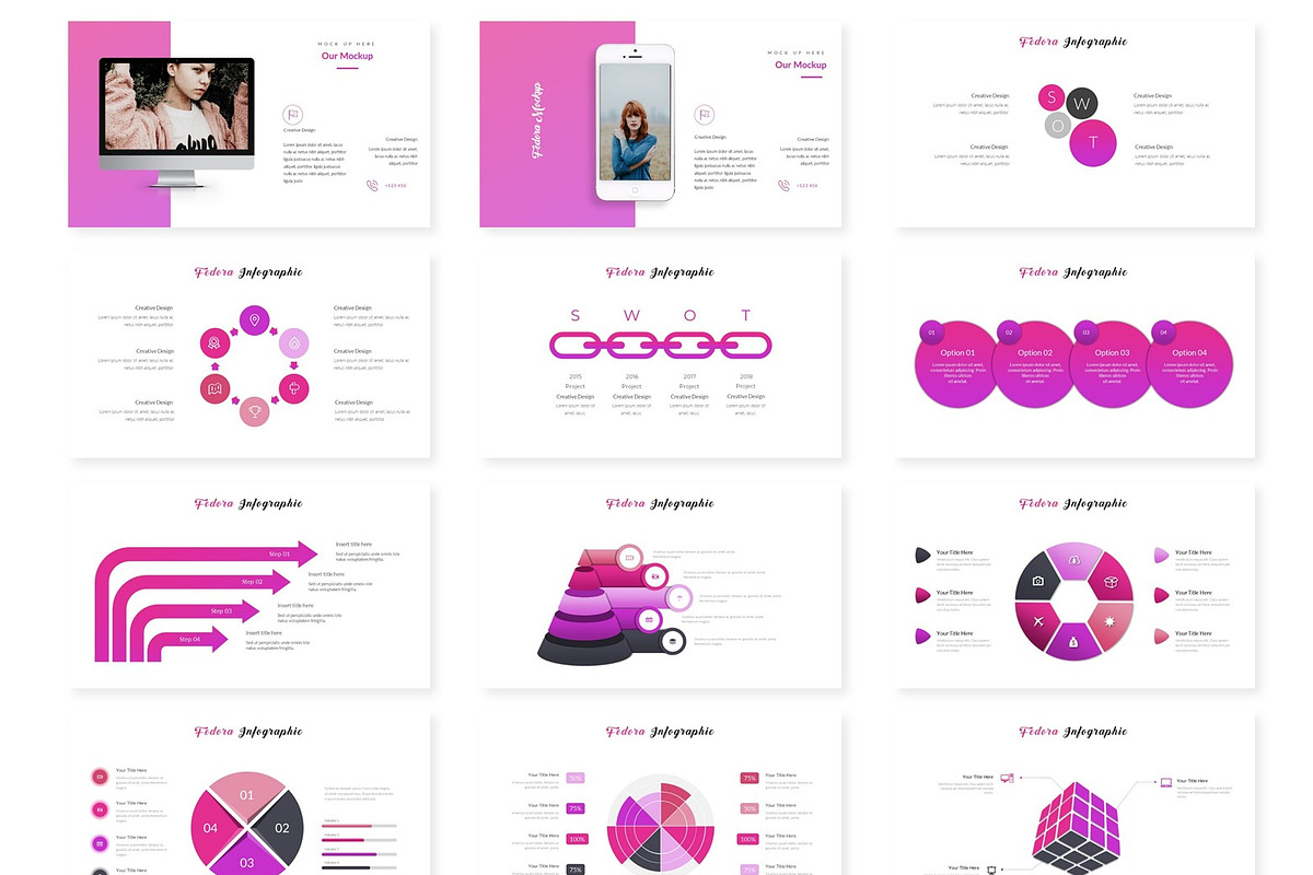 Fedora - Powerpoint Template, a Presentation Template by AQR Studio | Creative Market