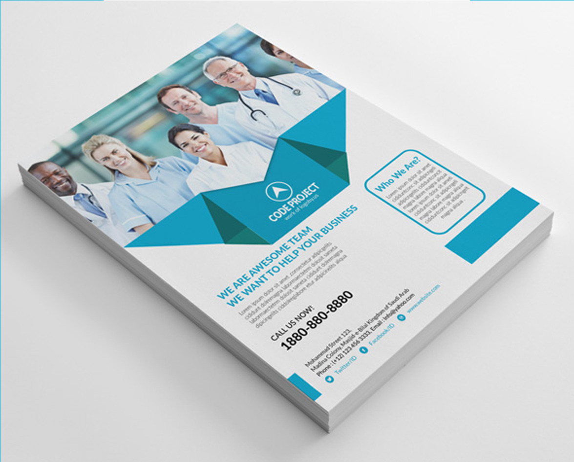 Code Projects Flyers Template Design | Flyer Templates ~ Creative Market