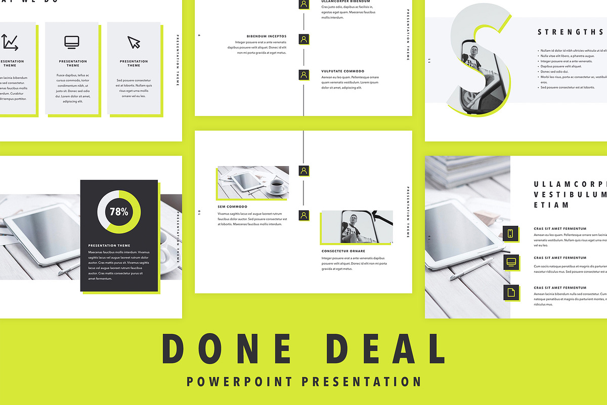 Done Deal PowerPoint Template, a Presentation Template by Jumsoft