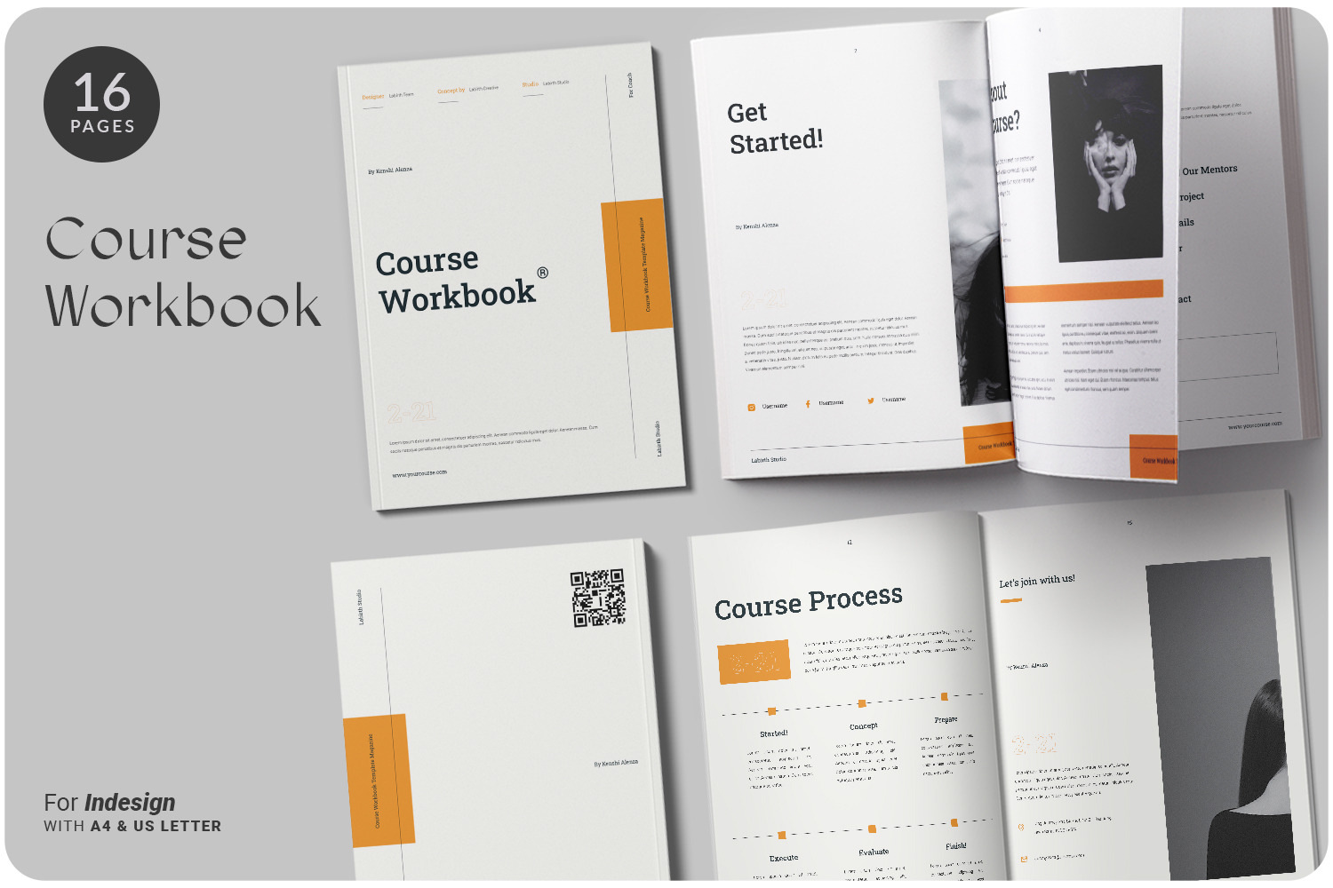 Workbook Course, a Magazine Template by Typetemp Studio