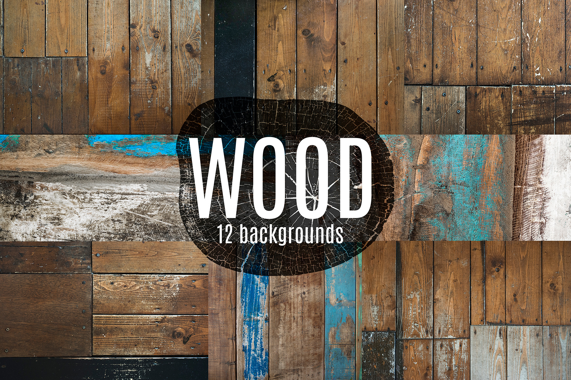 Distressed Rustic Wood backgrounds, a Texture Graphic by wings of design