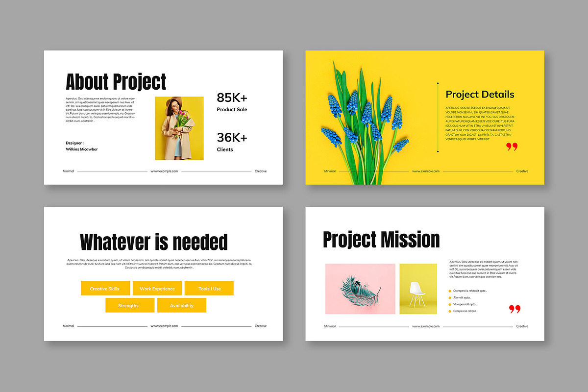 Bold and Bright Portfolio