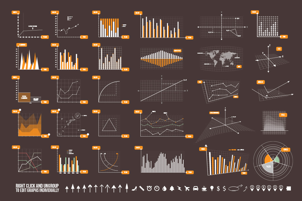 Graphs & Elements, a Templates & Theme by Tugcu Design Co.