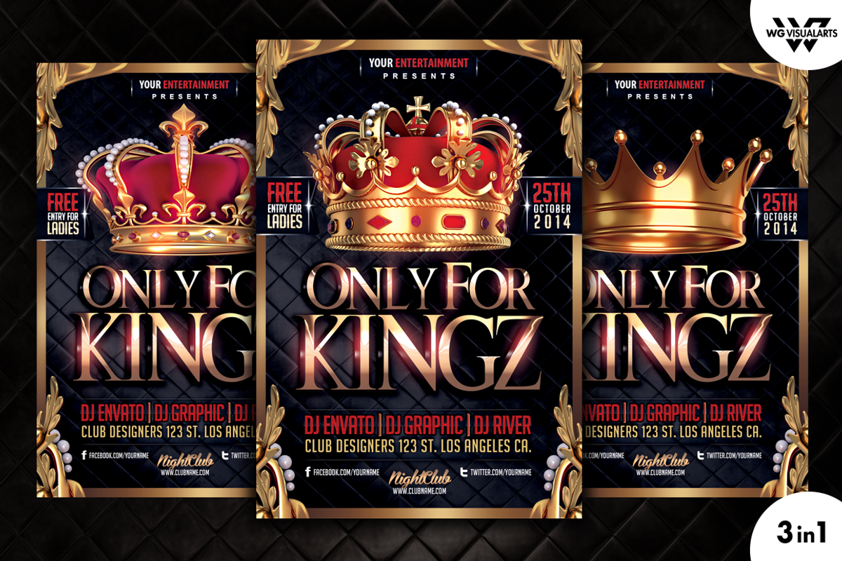 ROYAL KING Flyer Template, a Flyer Template by WG DESIGN
